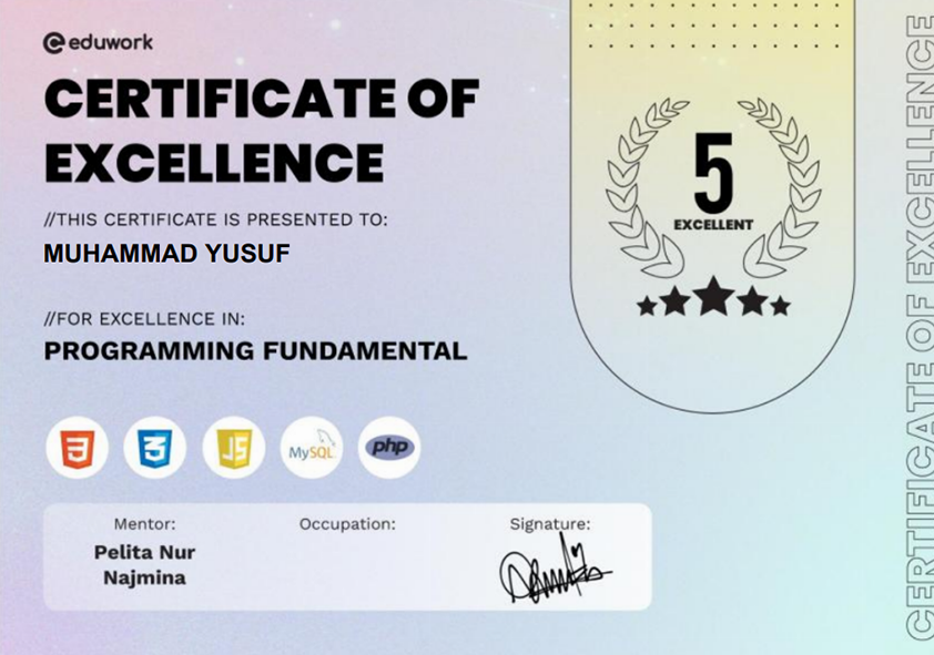 Muhammad Yusuf - Jr Software Developer I Content Creator | LinkedIn